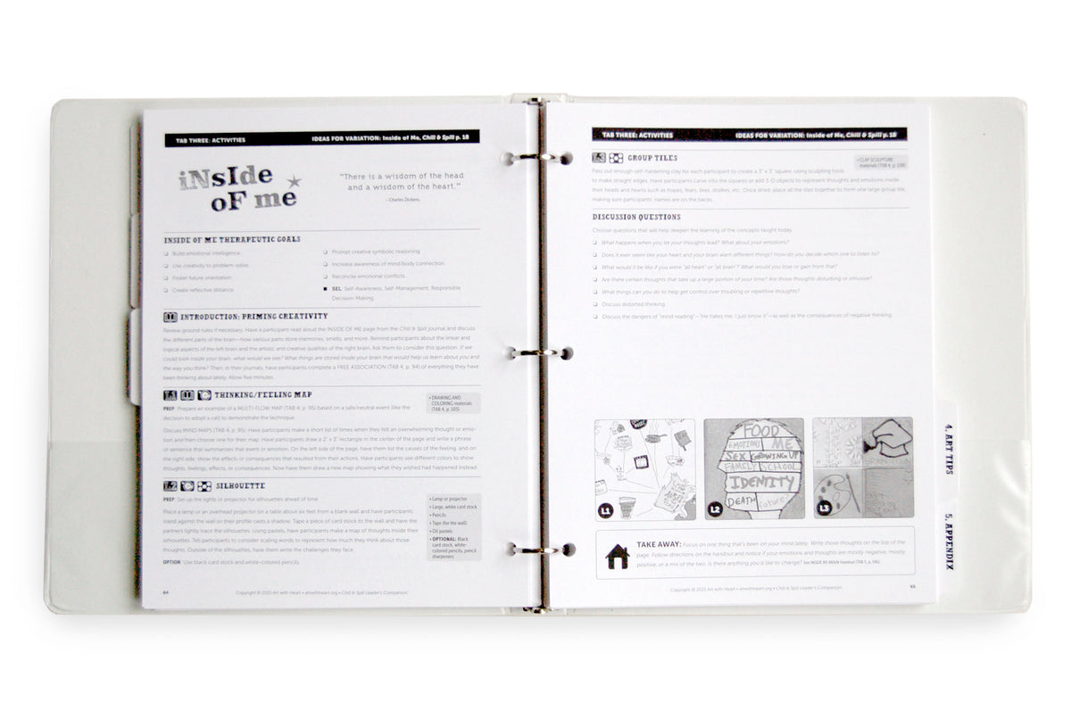 Digital Chill & Spill Leader's Companion – Art with Heart